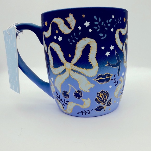 petal & pearl | Dining | New Petal Pearl Purple Mug Adorned With Roses ...